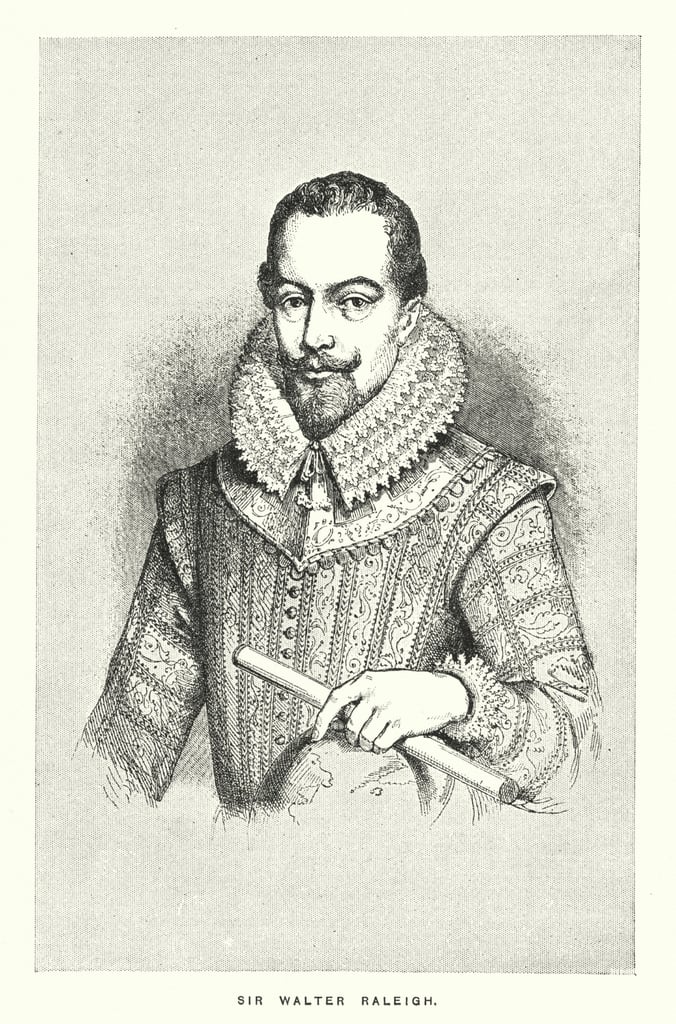 Sir Walter Raleigh (engraving) by English School