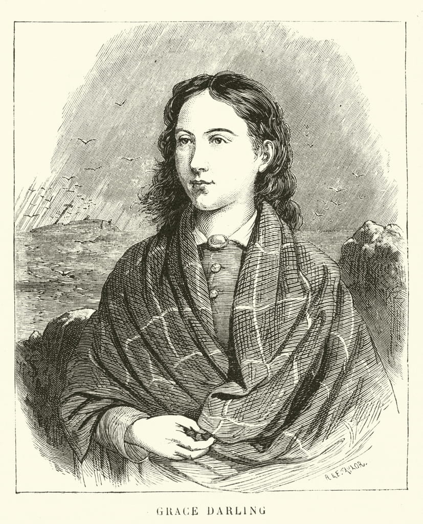 Grace Darling (engraving) by French School: Fine art print