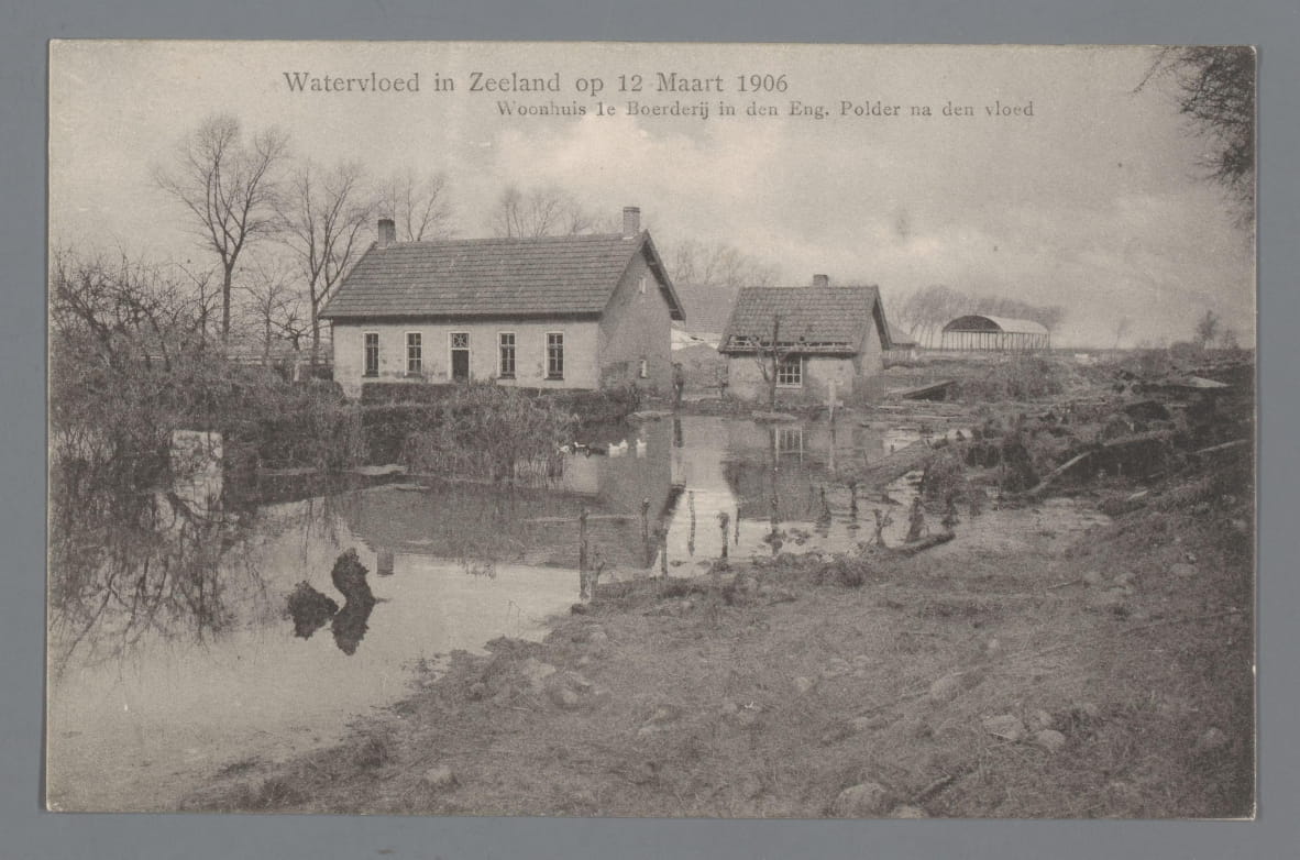 Flood in Zeeland by Gebroeders van Straaten