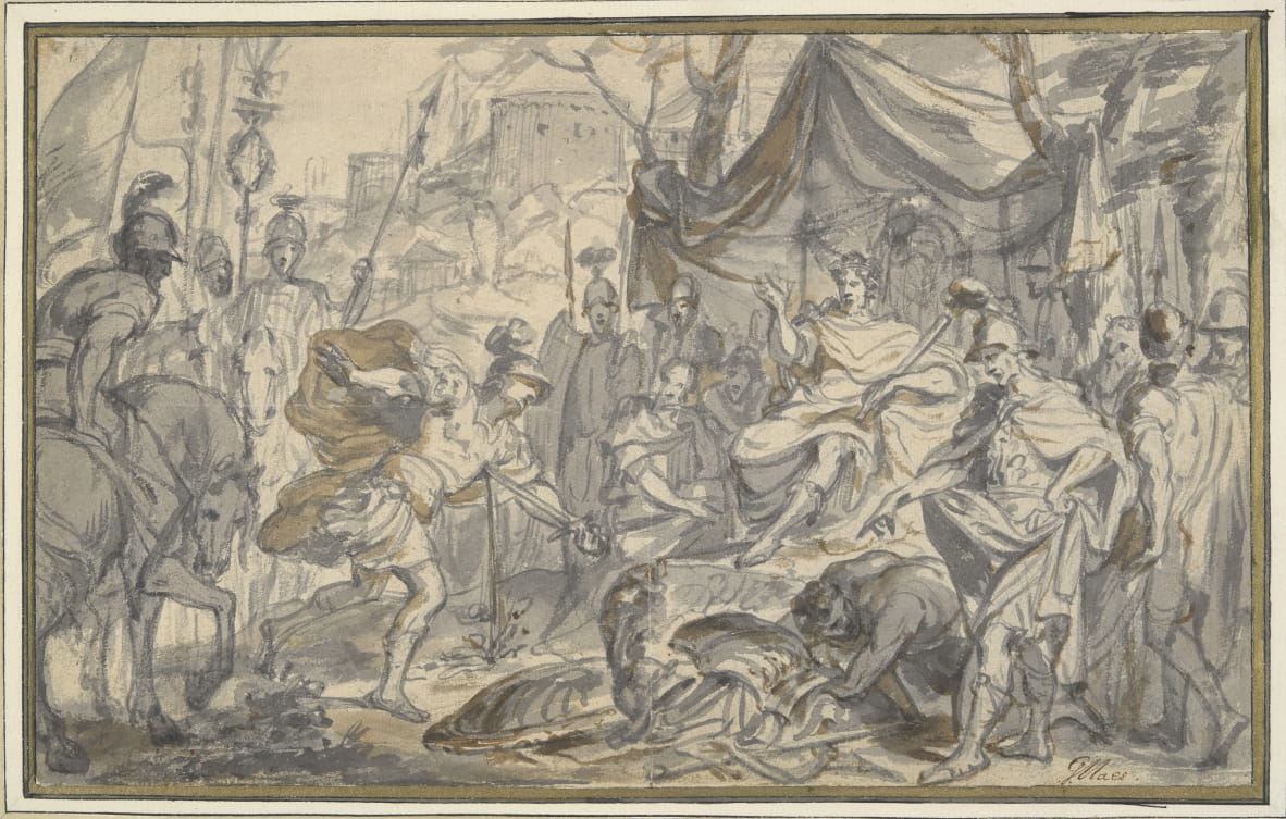 The Suicide of Publius Quintilius Varus by Godfried Maes