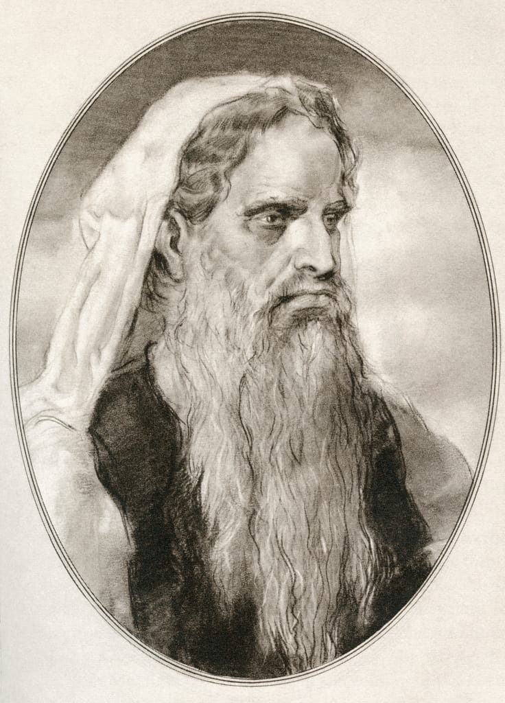 Moses, a prophet in the Abrahamic religions, leader of the Israelites ...
