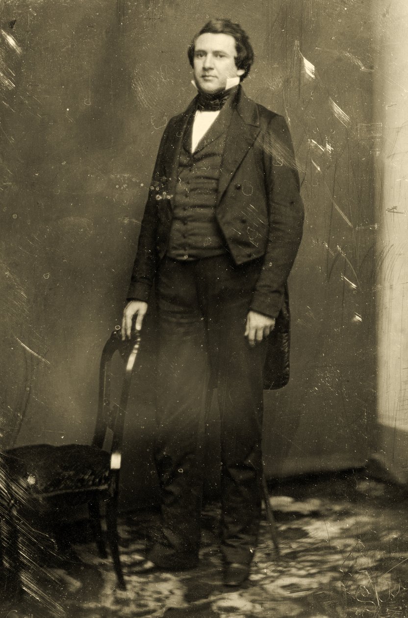 Portrait of Joseph Smith (1805-44) the founder of Mormonism