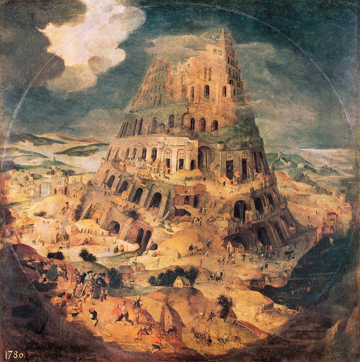 Babel Tower Painting