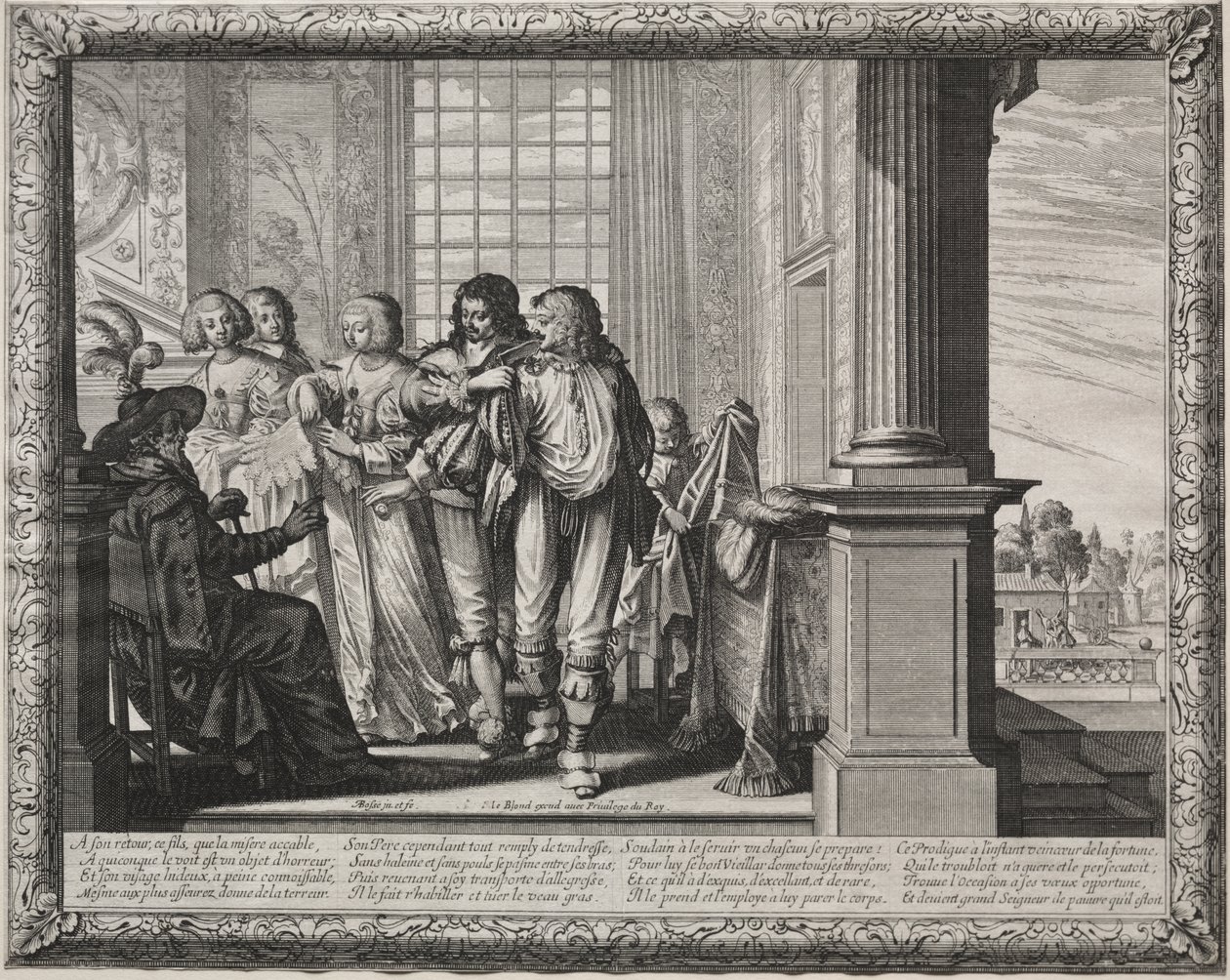 The Prodigal Son: Dressing for the Feast by Abraham Bosse