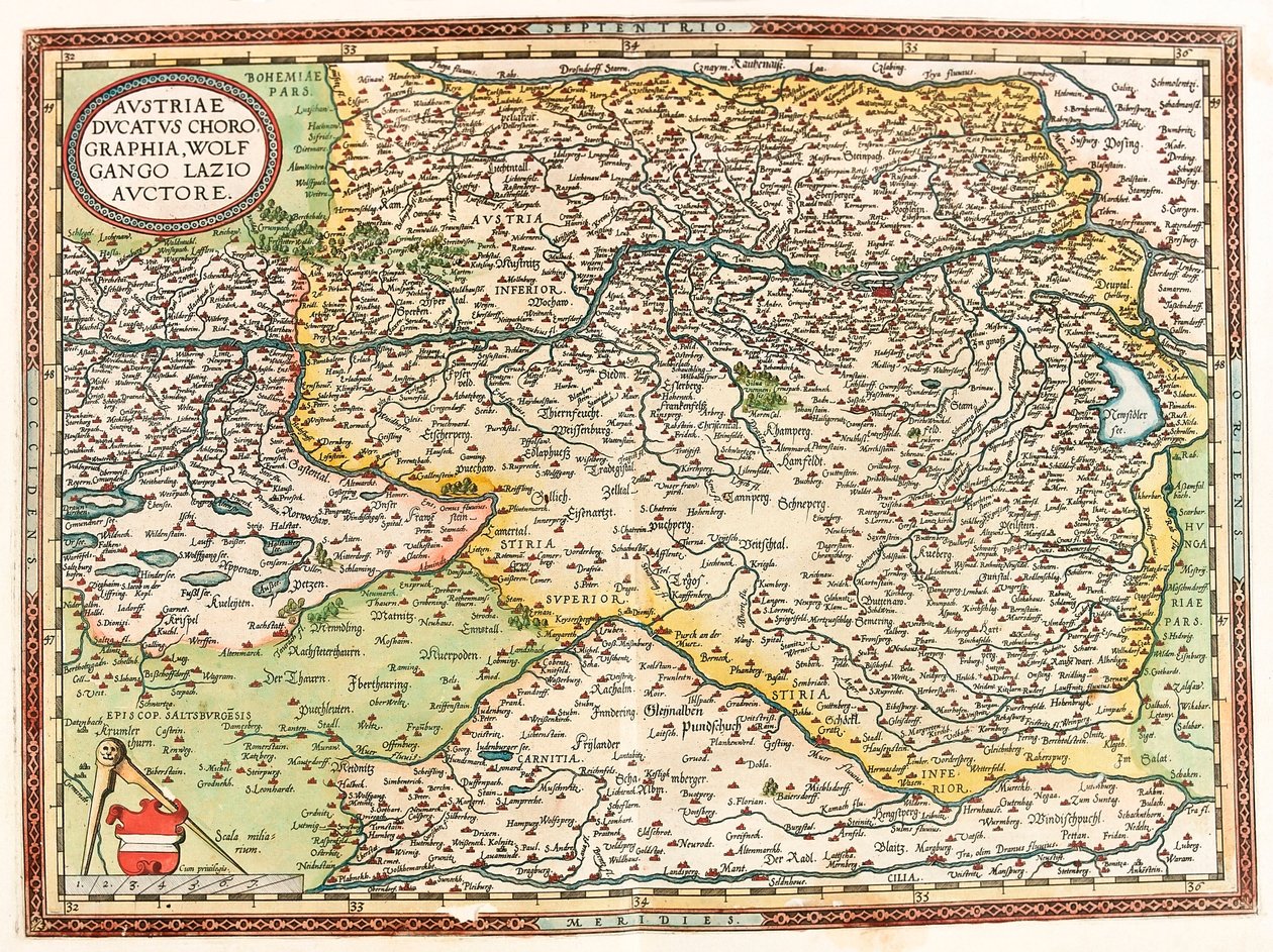 Danube River Map And Cities