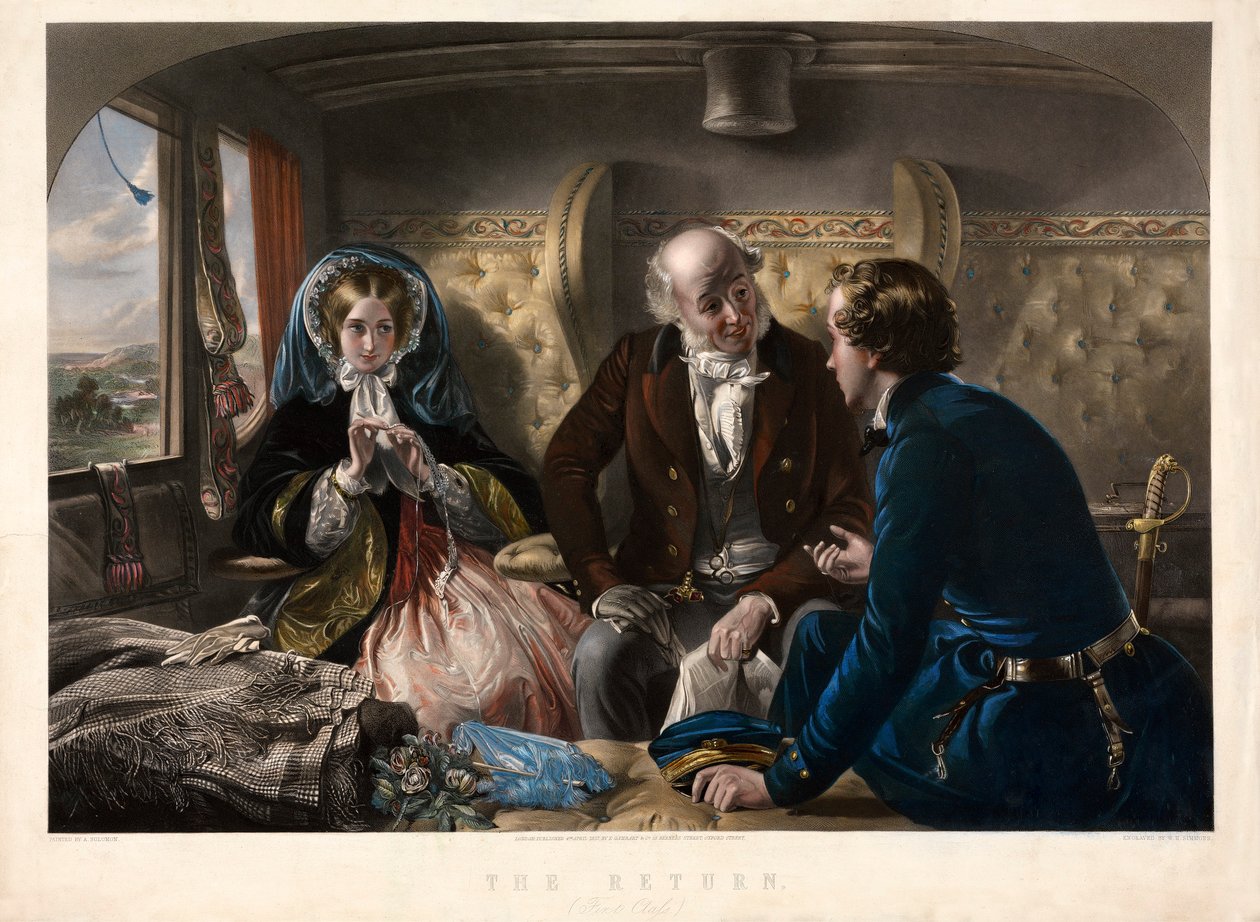 The Return First Class by Abraham Solomon: Fine art print