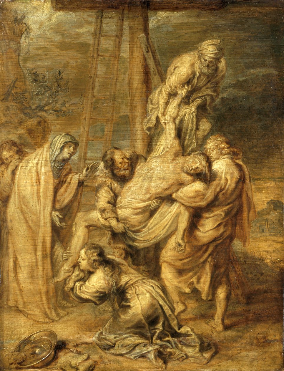 The Deposition by Abraham van Diepenbeck: Fine art print