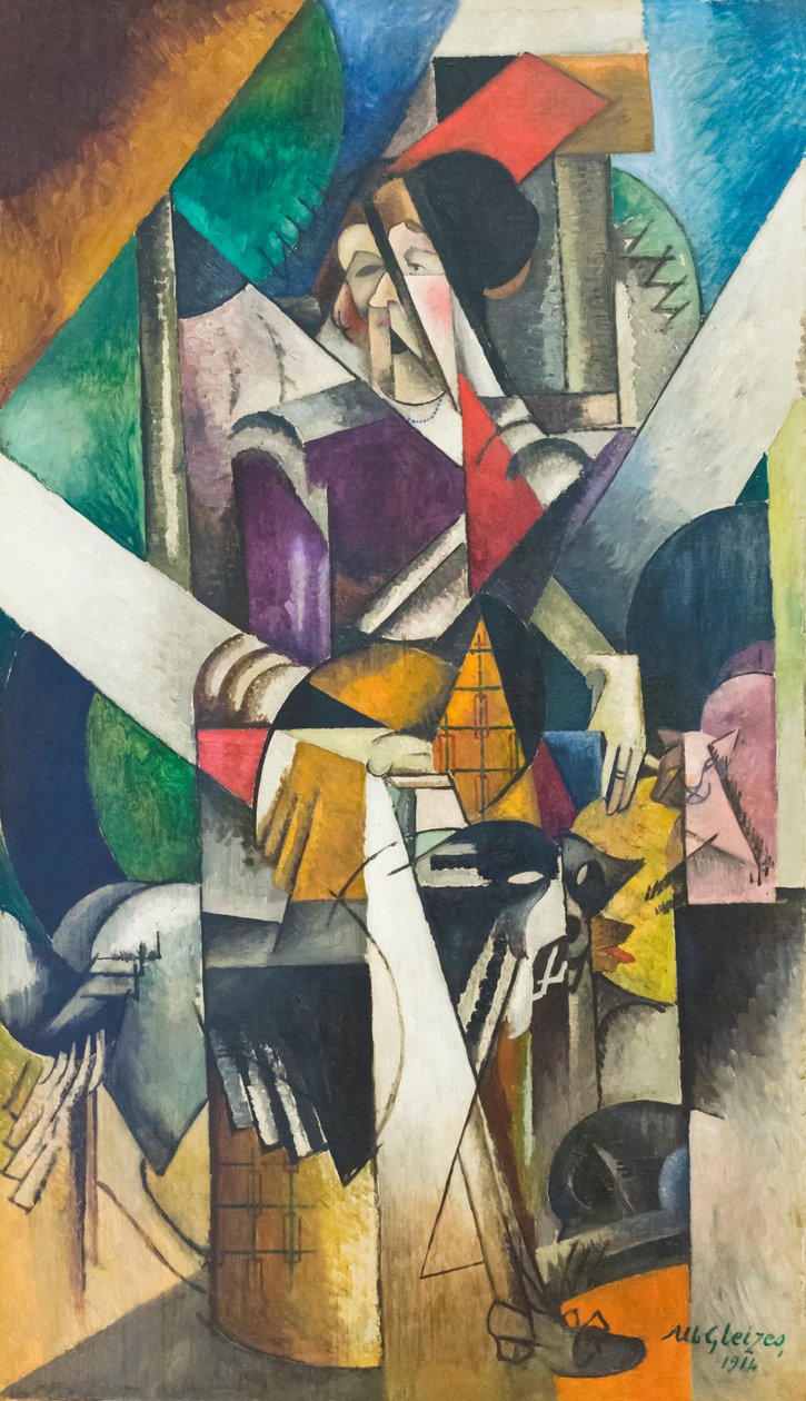 Woman with animals (Madame Raymond Duchamp-Villon)