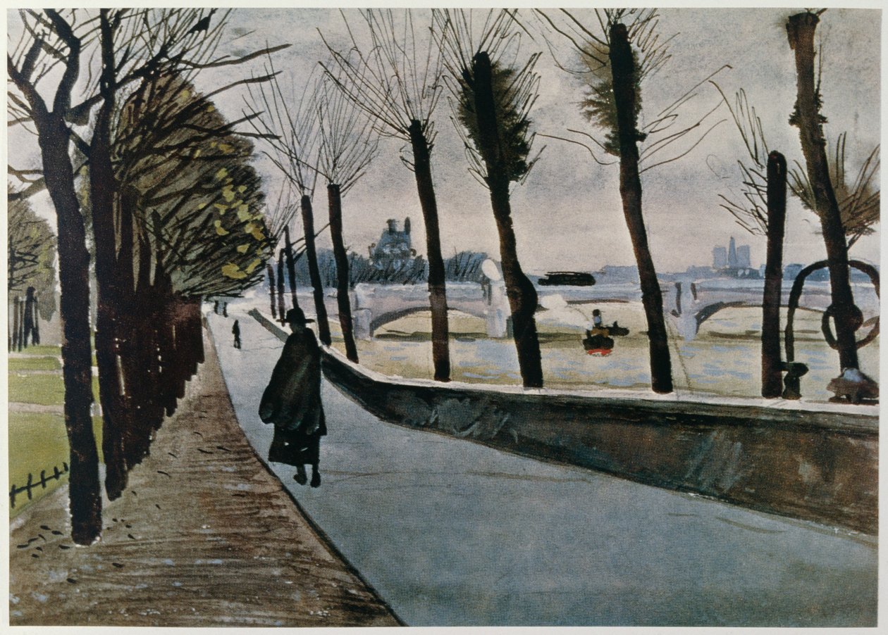 Quai du Louvre, Paris by Albert Marquet: Fine art print
