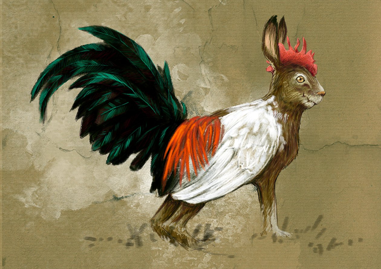 Fantastic monsters and creatures, cryptozoology: representation of a ...