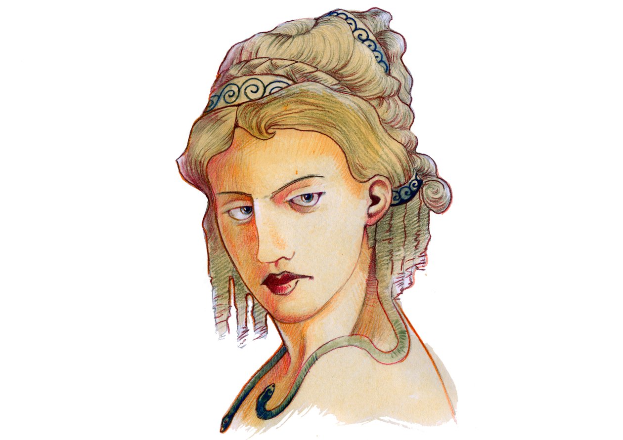 Representation of the Deity Metis by Alessandro Lonati