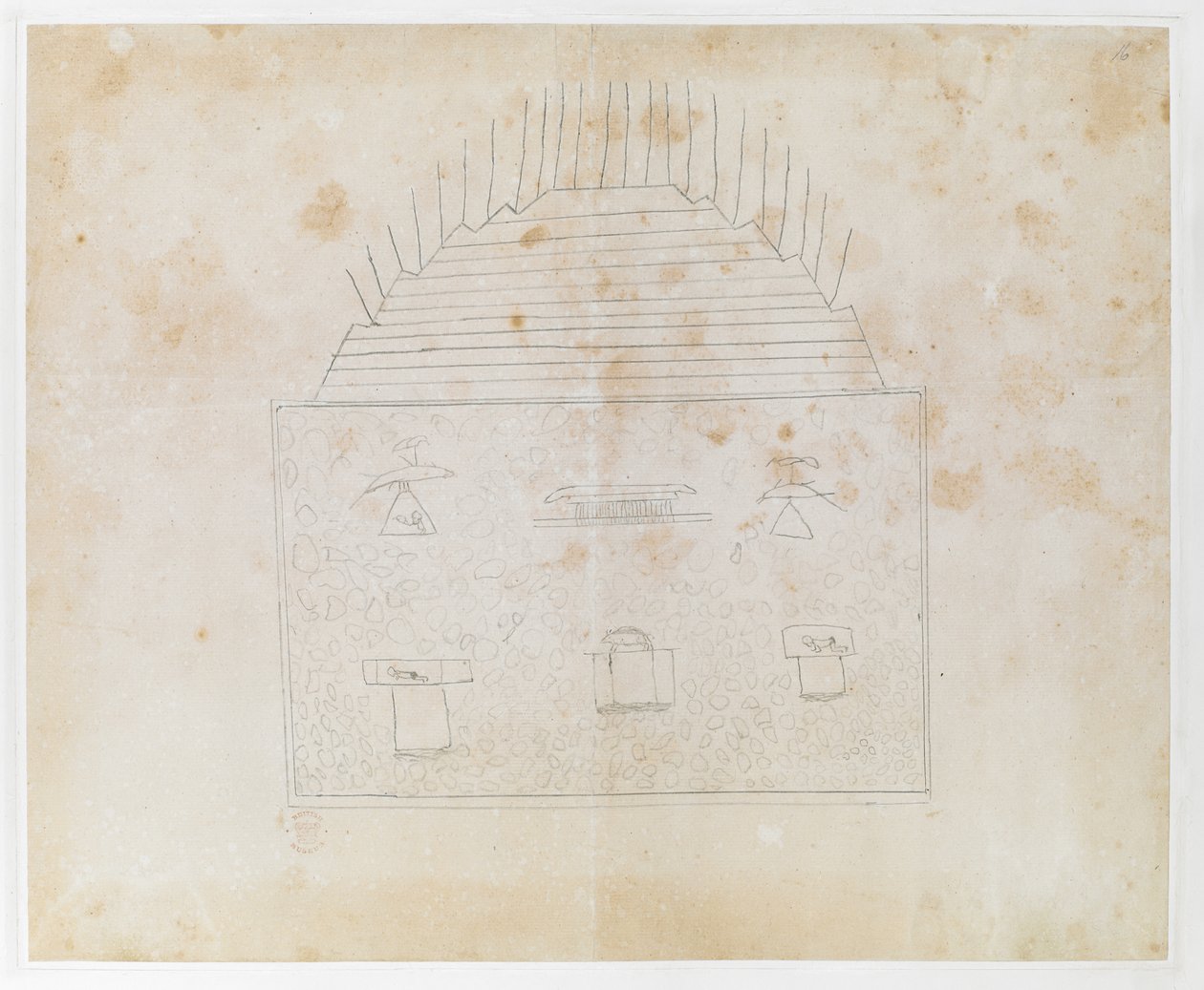 A Chamber, from 'Drawings, in Indian Ink, Illustrative of Capt. Cook's ...