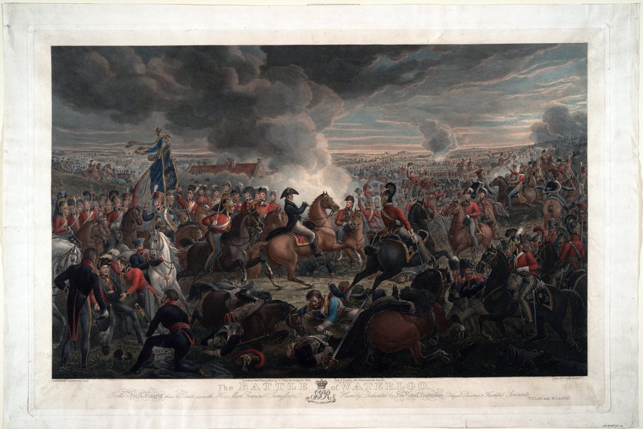 The Battle of Waterloo by Alexander Ivanovich Sauerweid
