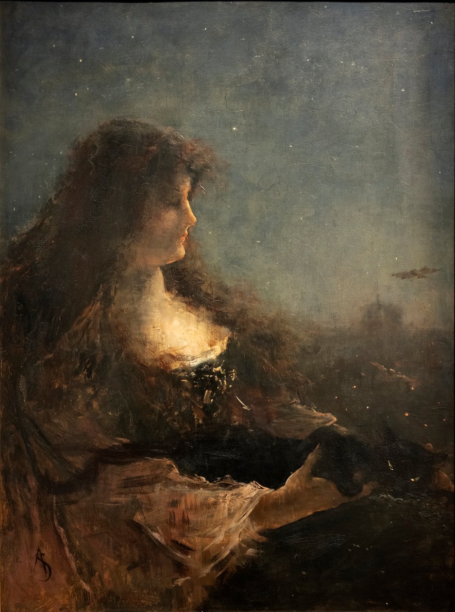 The Night, 19th Century by Alfred Emile Stevens