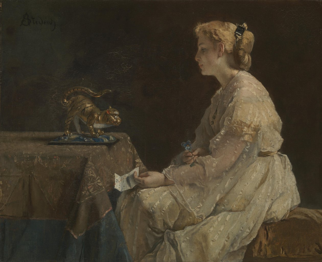 The Present by Alfred Emile Stevens: Buy fine art print