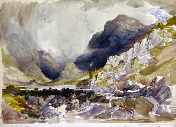 Gap of Dunlo' Purple Mount by Alfred William Hunt
