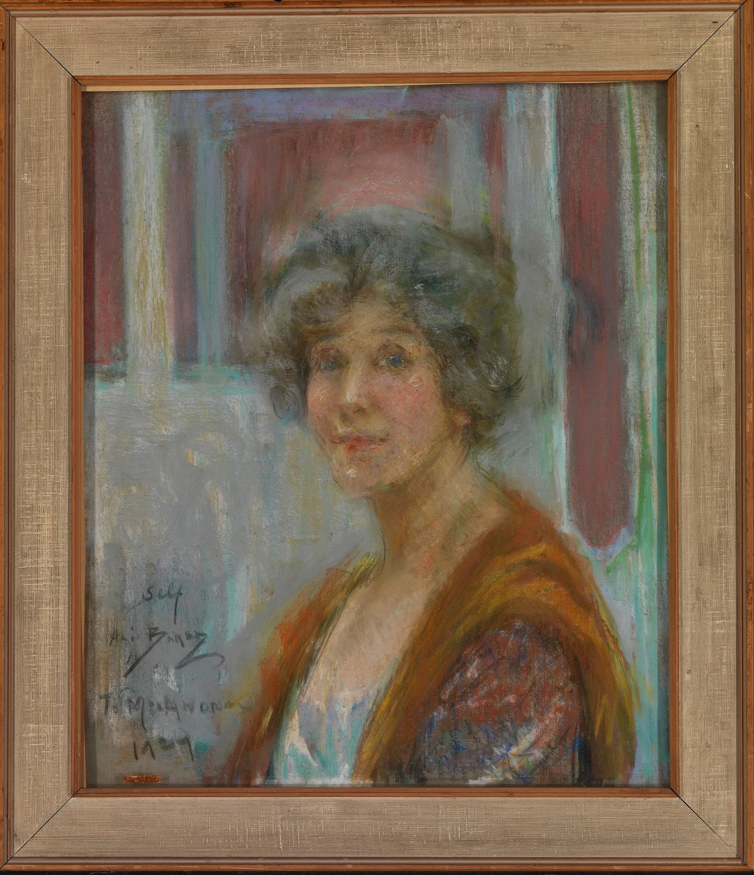 Self Portrait in 1924 by Alice Pike Barney: Fine art print