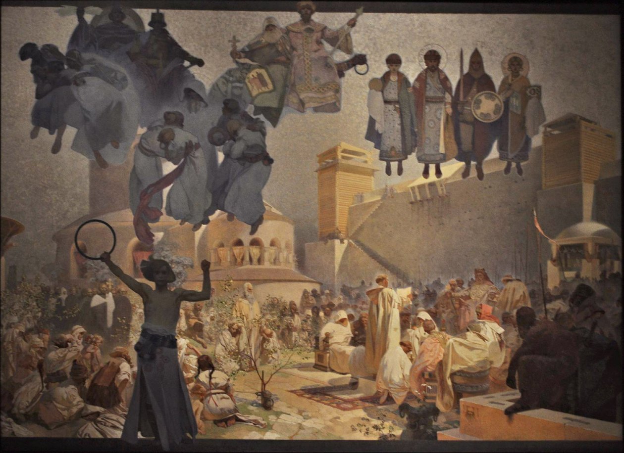 The Introduction of the Slavonic Liturgy from The Slav Epic