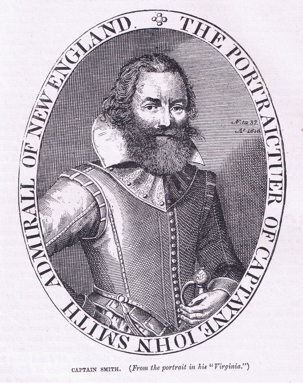 Captain Smith, illustration from Cassell's History of the United States ...