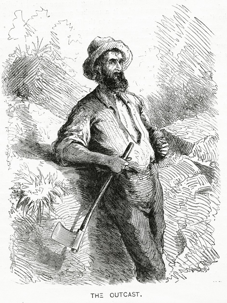 The Outcast, Illustration for A Community of Outcasts