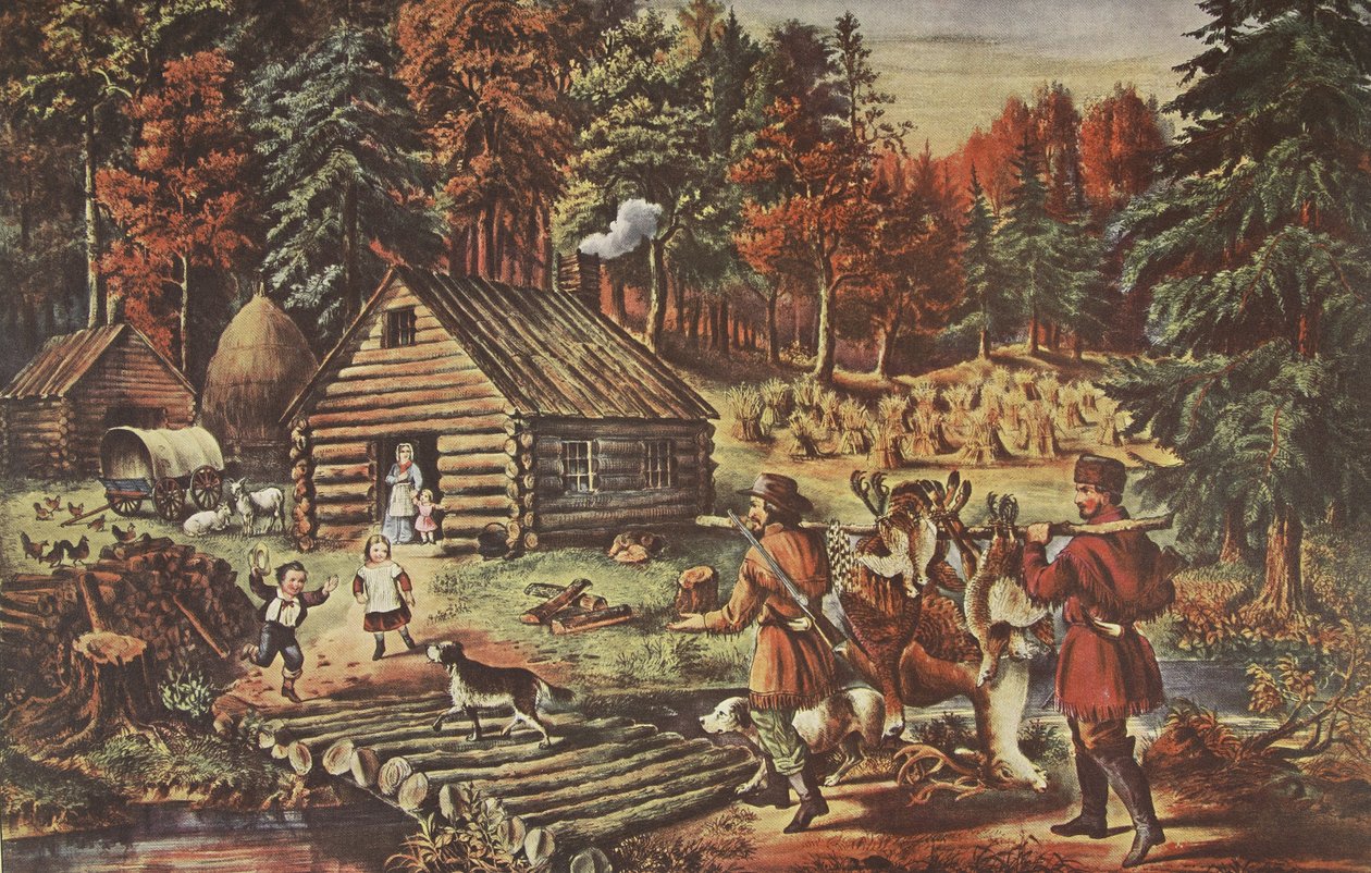 The Pioneer's Home on the Western Frontier