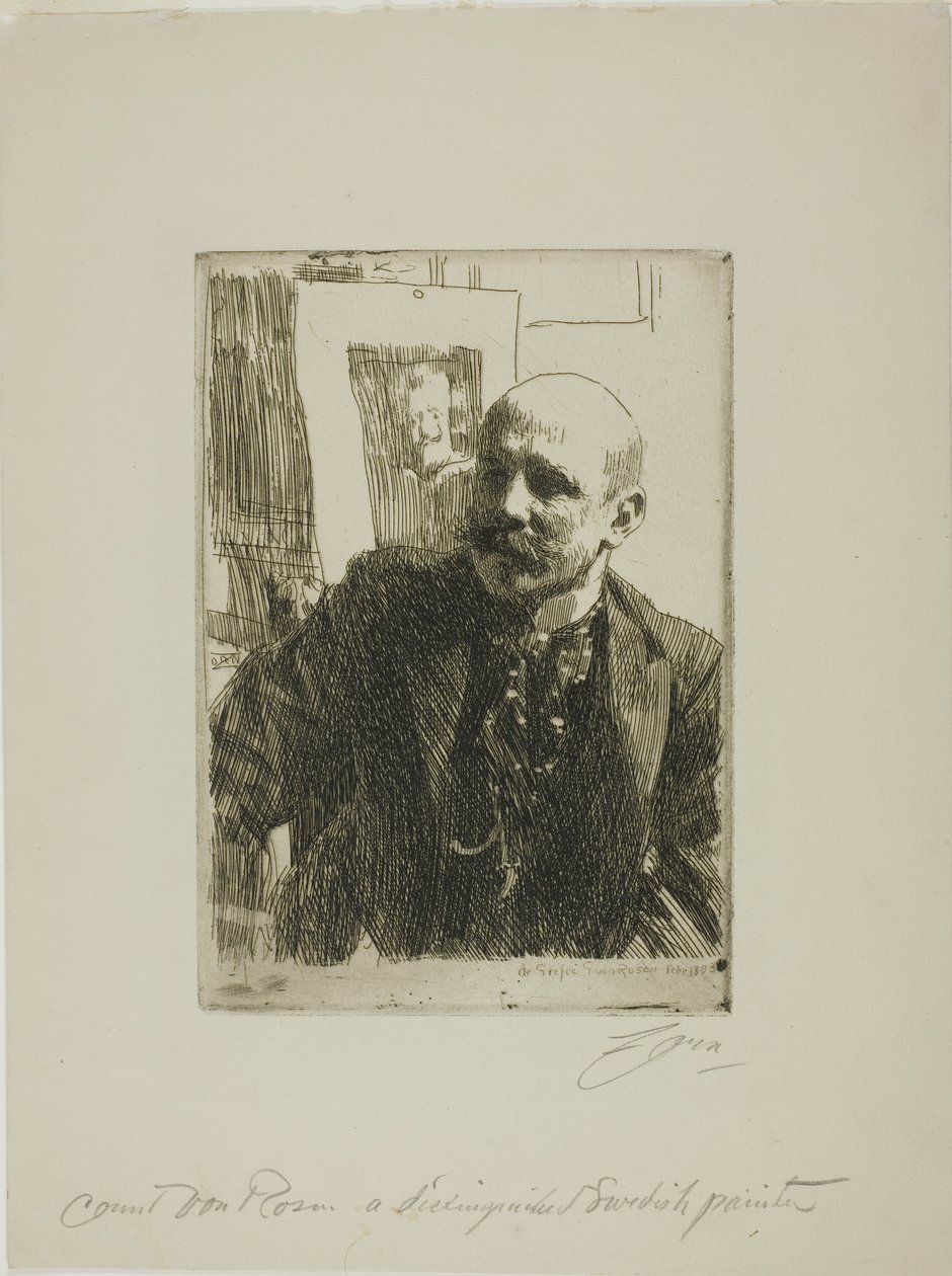 Georg von Rosen by Anders Leonard Zorn: Buy fine art print