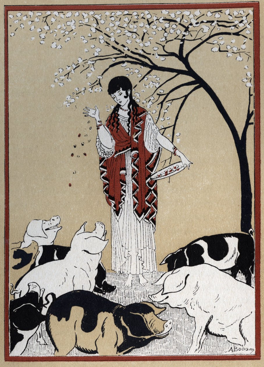 Odyssey of Homer: The Witch Circe and Odysseus' Companions Changed into ...