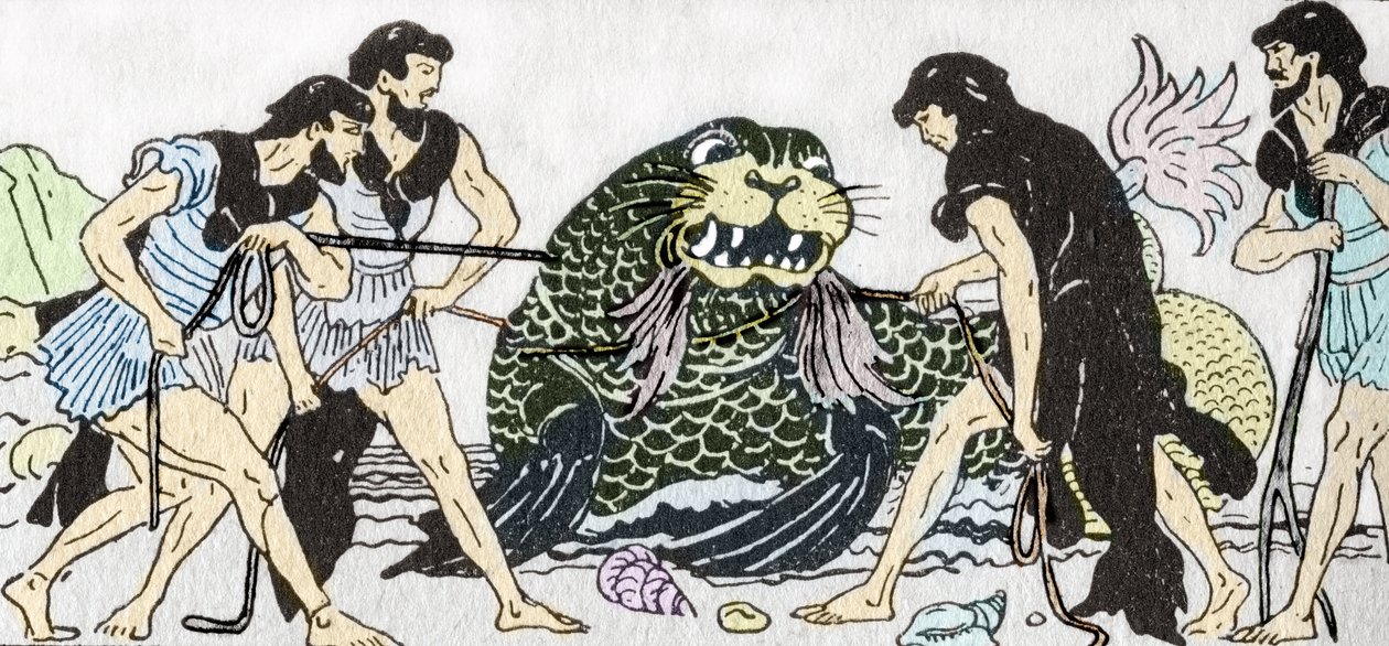 Odyssey of Homer: Menelaus returning from the Trojan War, capturing ...