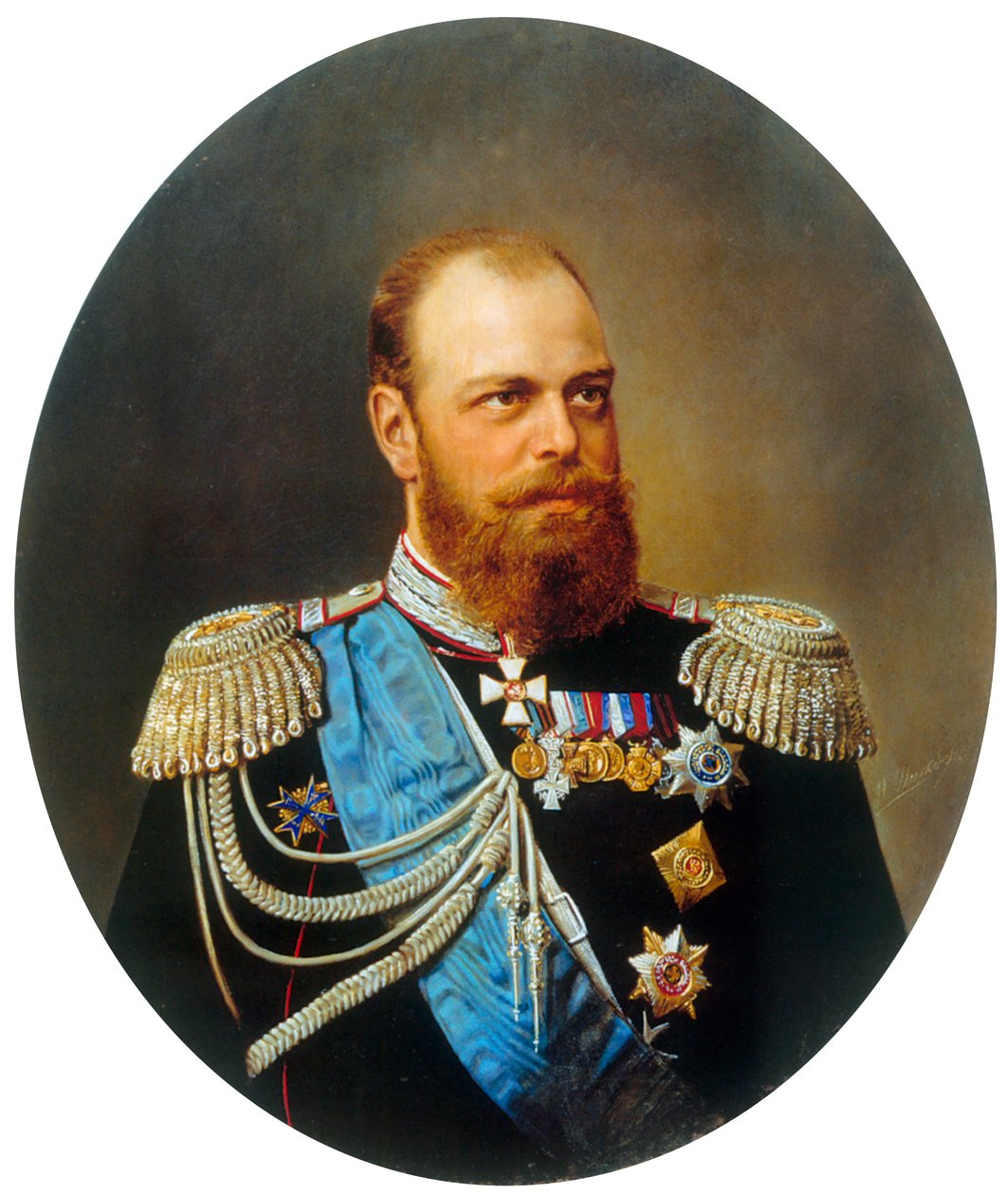 Portrait of the Emperor Alexander III