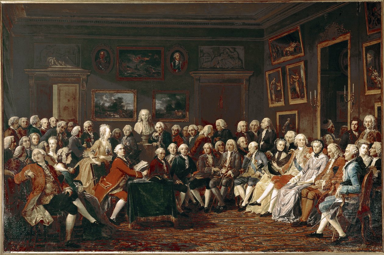 Reading of Voltaire's Tragedy 'L'Orphelin de la Chine' in 1755 in the ...