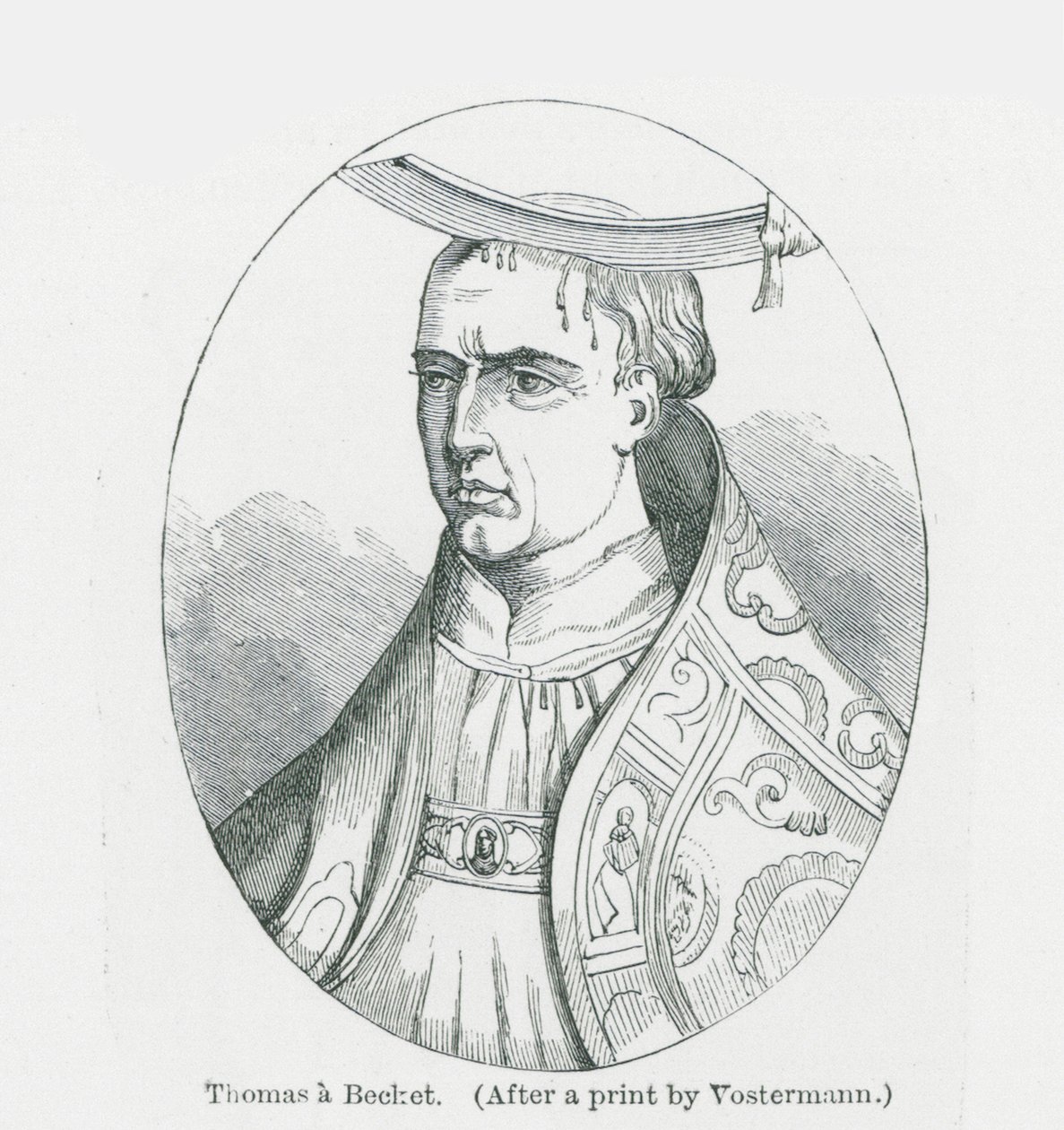 Thomas A Becket by Anna Brownell Jameson: Fine art print