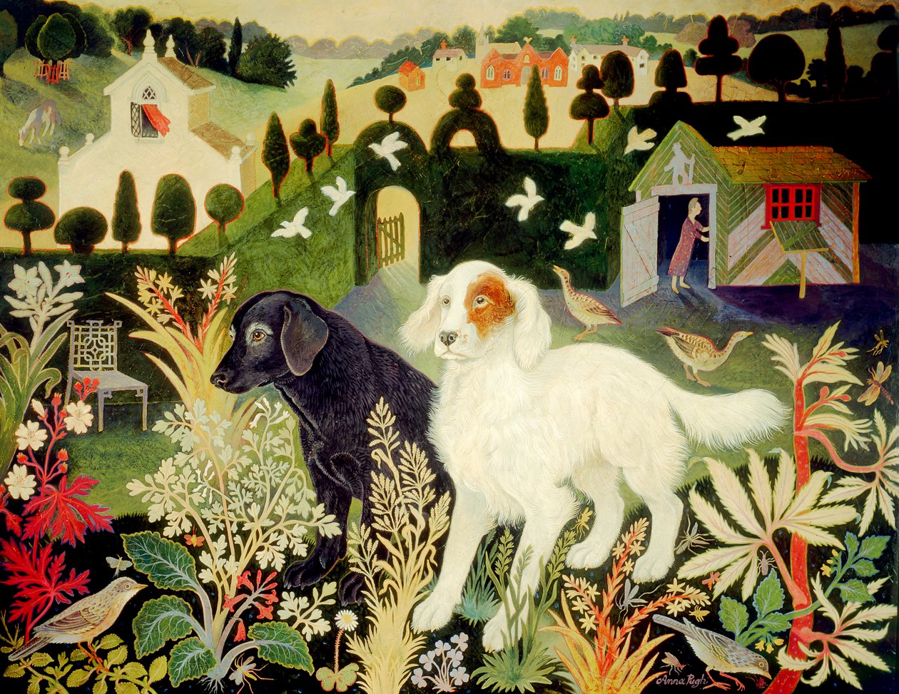 A Small Village by Anna Pugh: Premium art reproduction