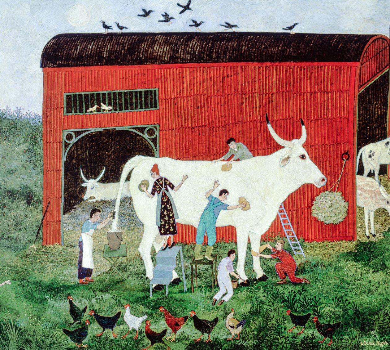 An Early Start by Anna Pugh: High-quality fine art print