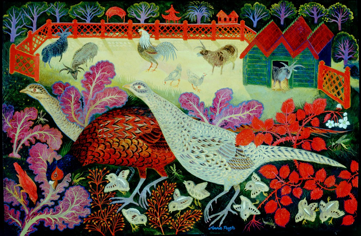 Jacob & the Pheasants by Anna Pugh: Buy fine art print