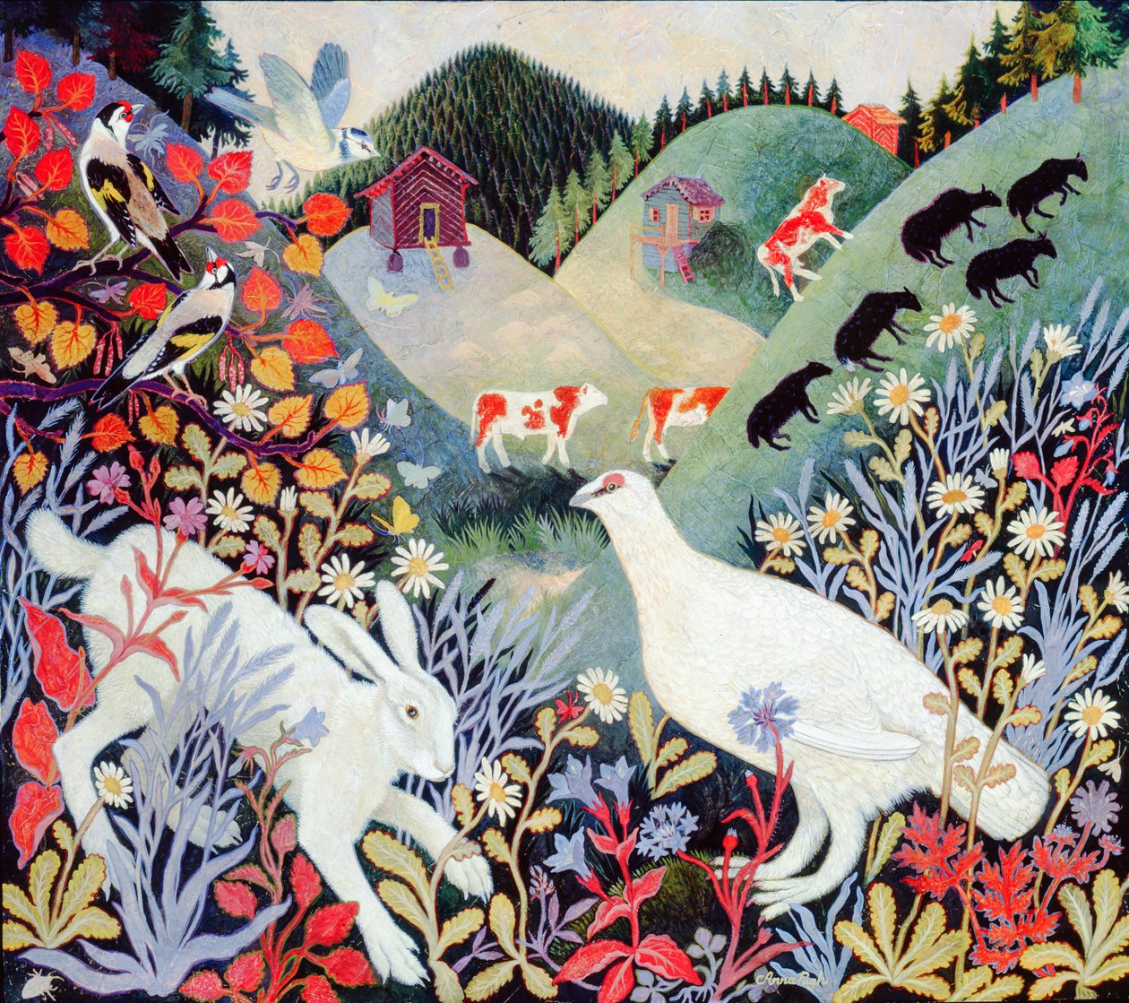 Mountain Pool by Anna Pugh: Highest-quality art reproduction