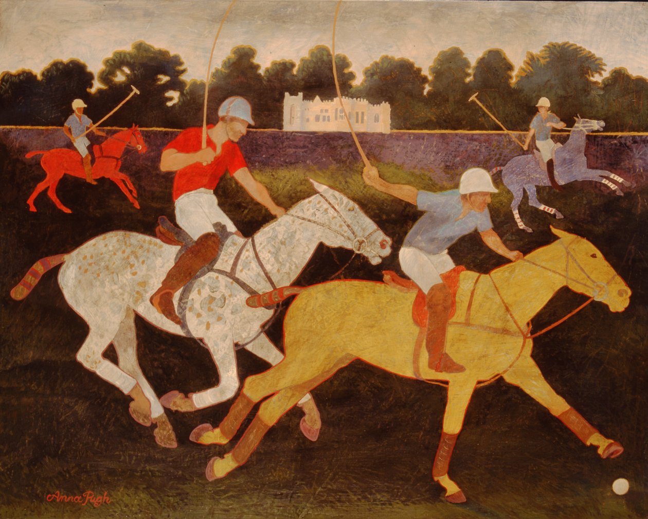 Riding Off by Anna Pugh: Highest-quality art reproduction