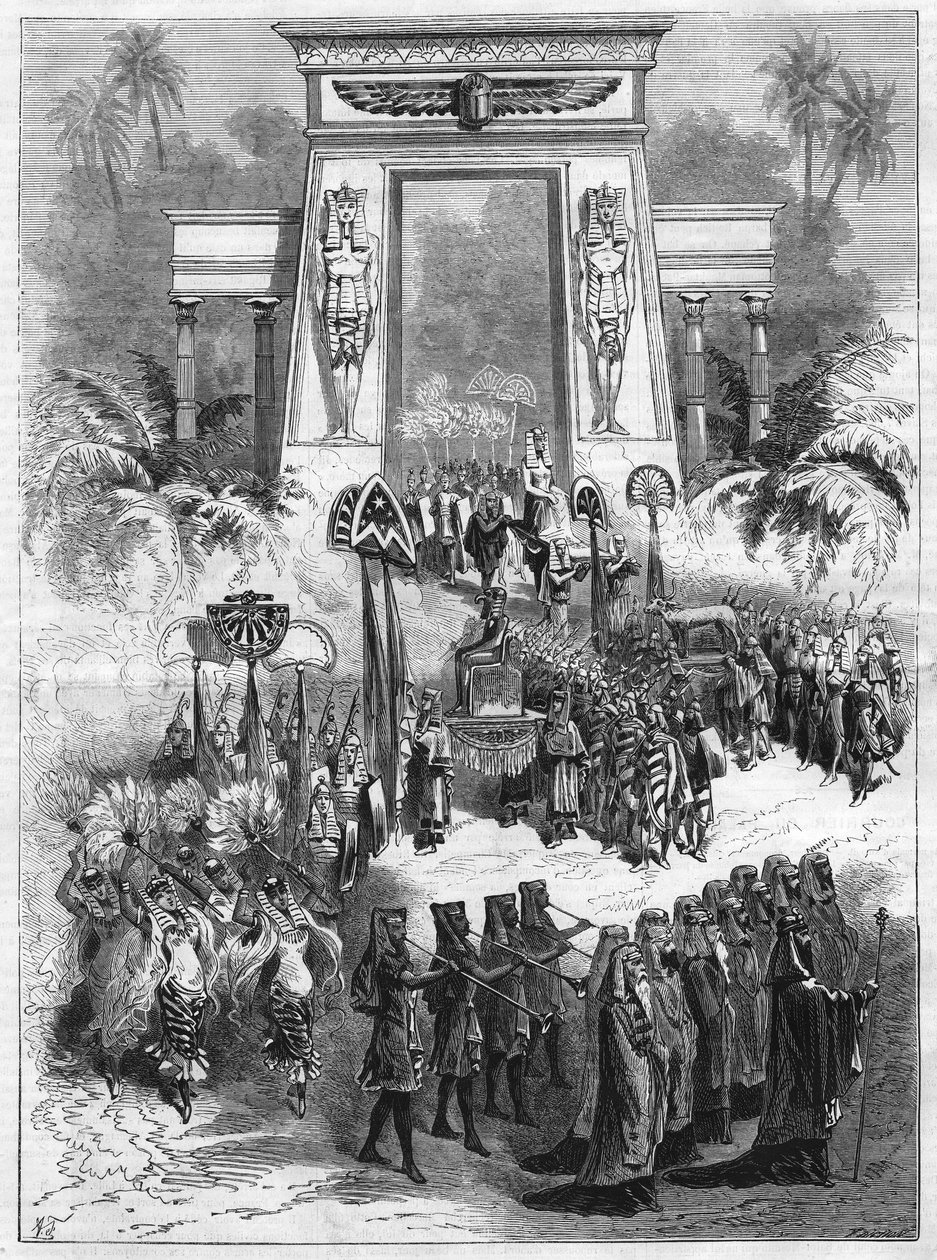 Act II of the piece, Aida. Grand opera in four acts and seven paintings ...
