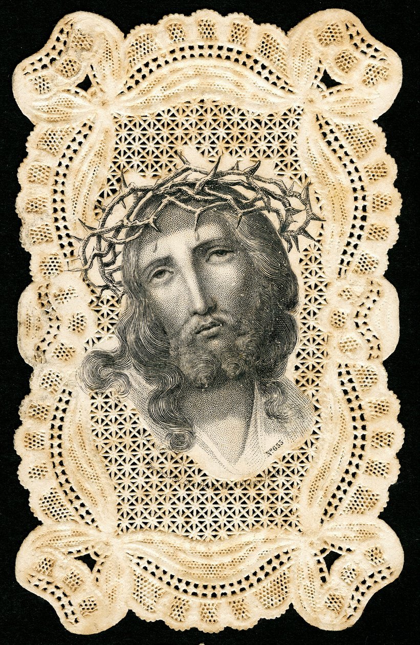Jesus Christ crowned with thorns by Anonymous Anonymous