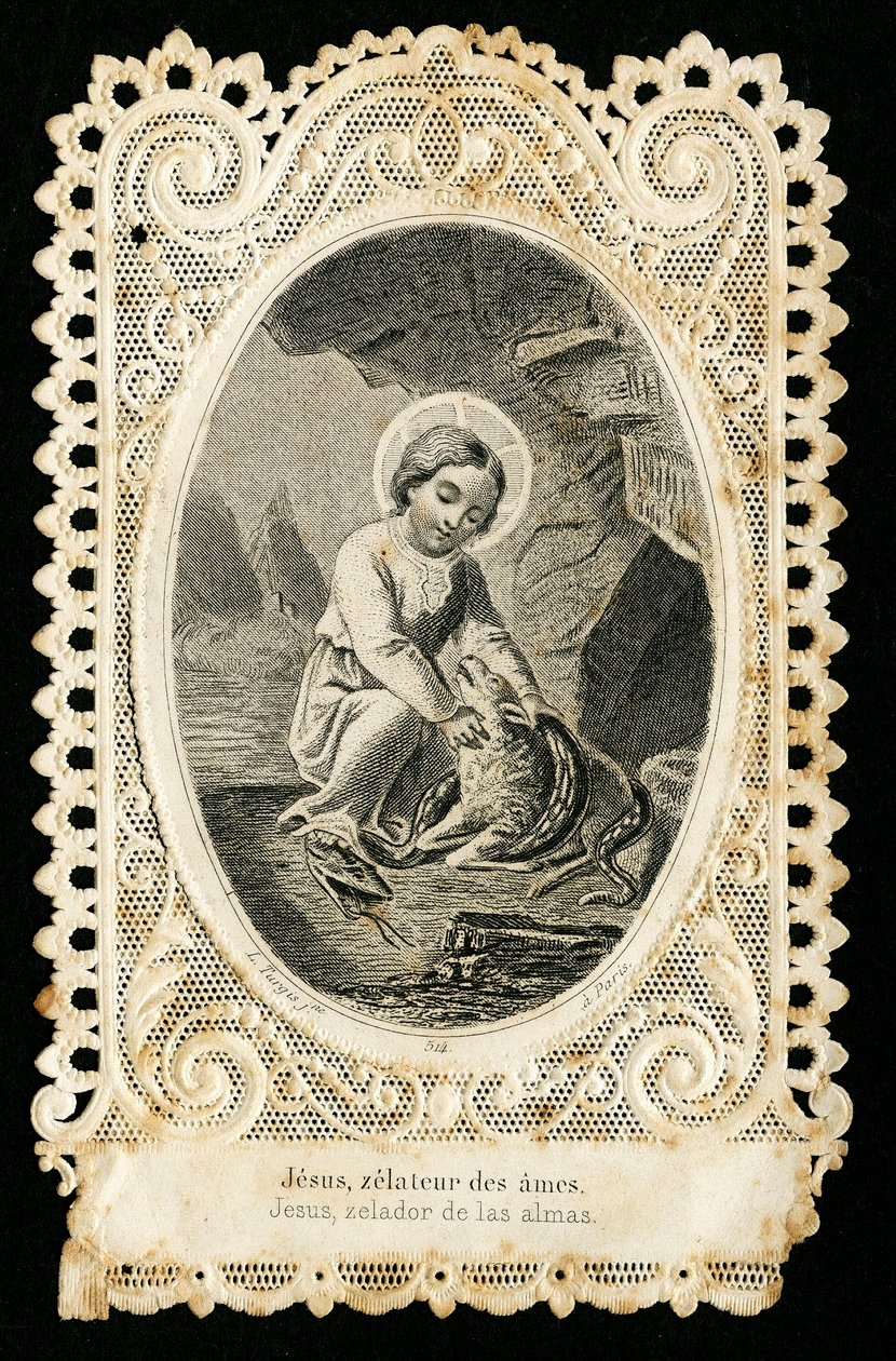 Pious image: Jesus, zealous for the salvation of souls