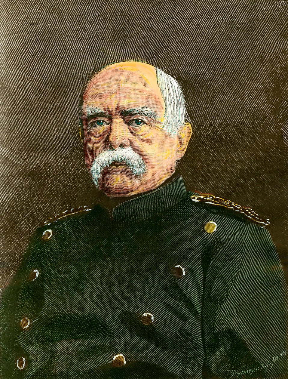 Portrait of Otto Von Bismarck by Anonymous Anonymous
