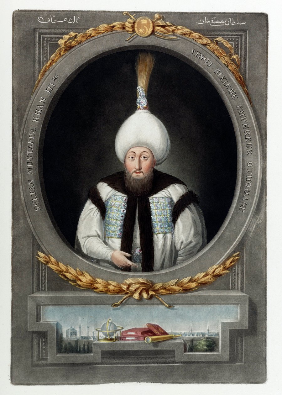 Portrait of Sultan Mustafa III by Anonymous Anonymous