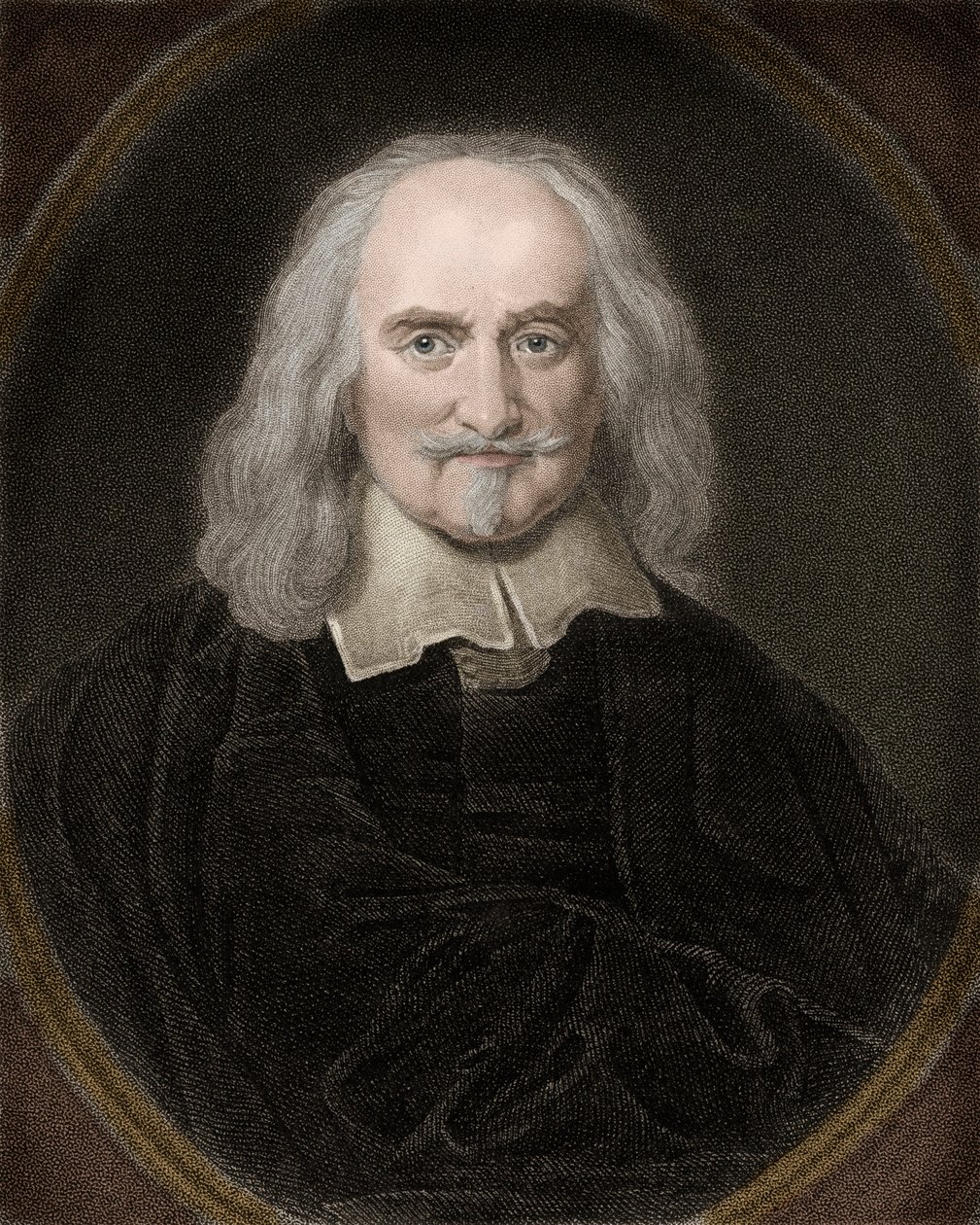 Portrait of Thomas Hobbes, English philosopher