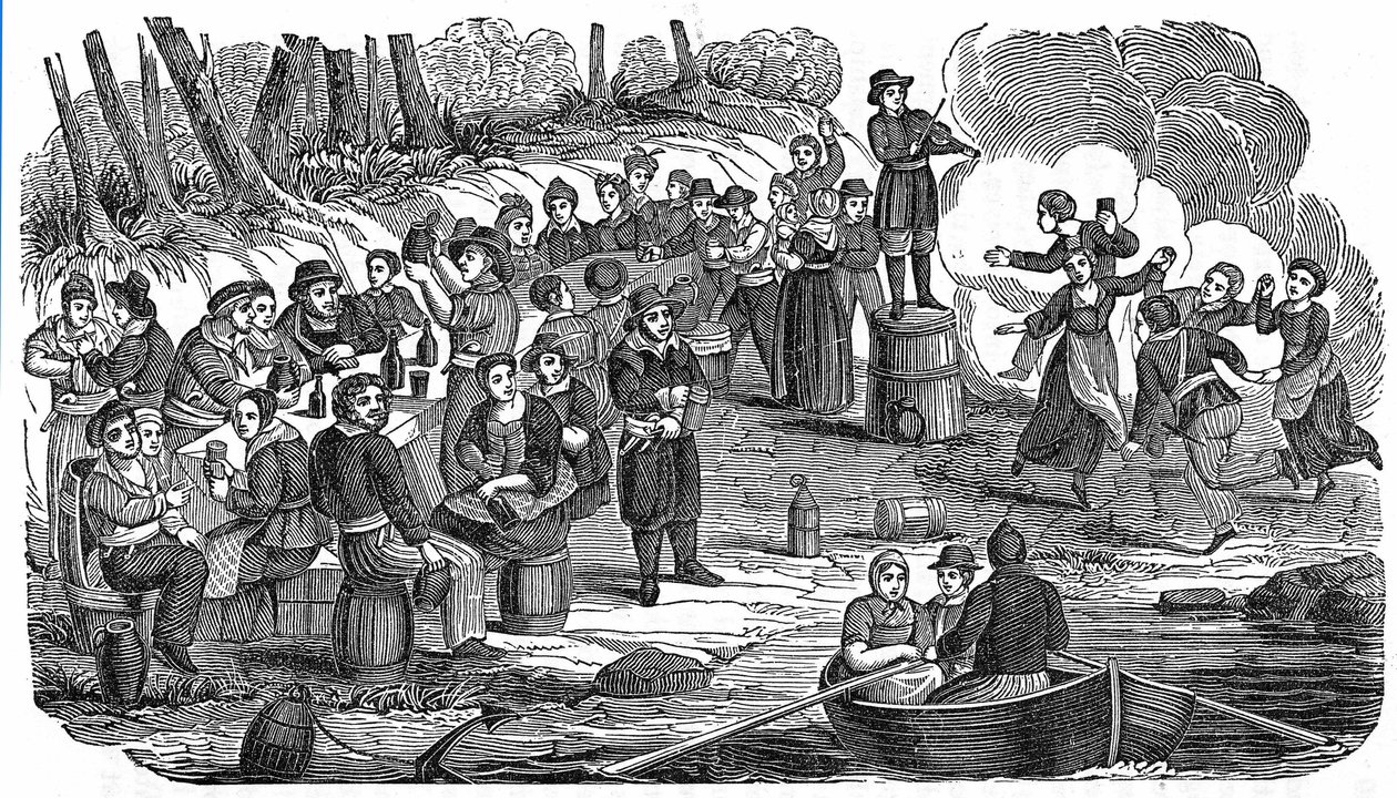 The Pirate Feast: the crew of Edward Teach, known as Blackbeard