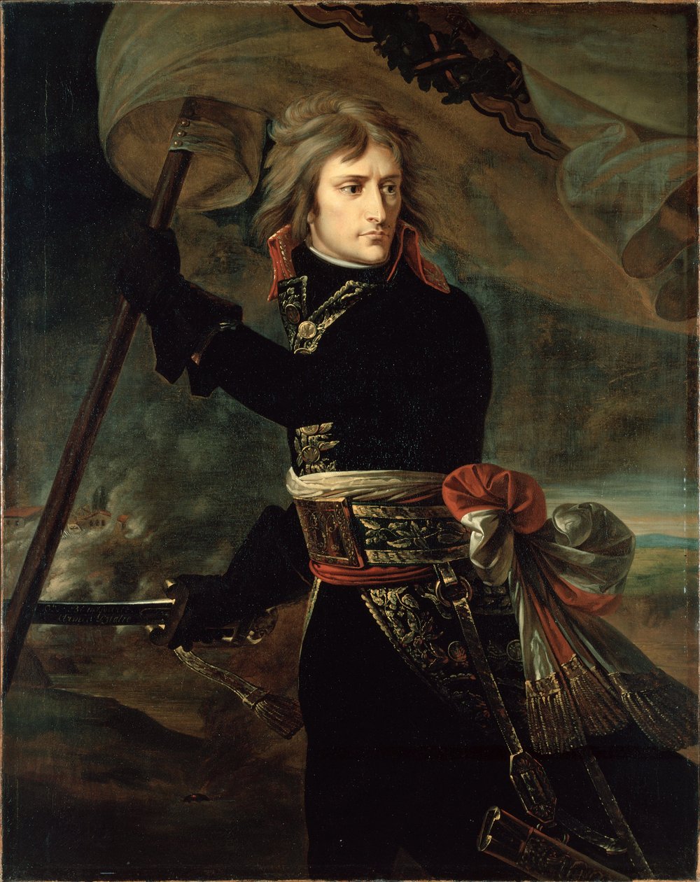 Napoleon Bonaparte on the Bridge at Arcole