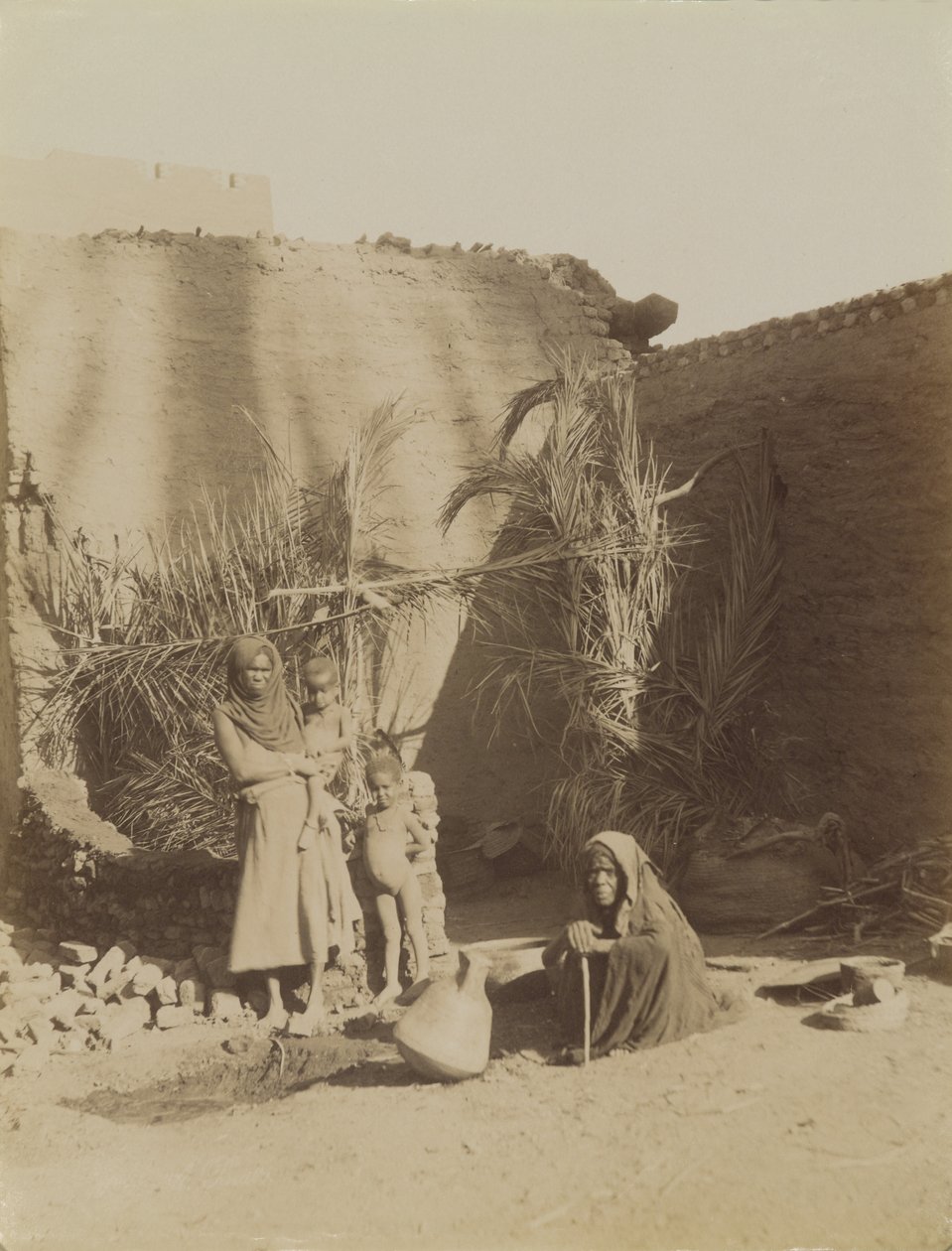 Berber Family, Egypt by Antonio Beato: Buy fine art print