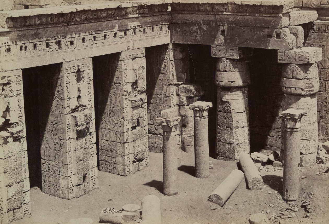 Medinet Habu: Coptic Church in Center of Ramses III Temple