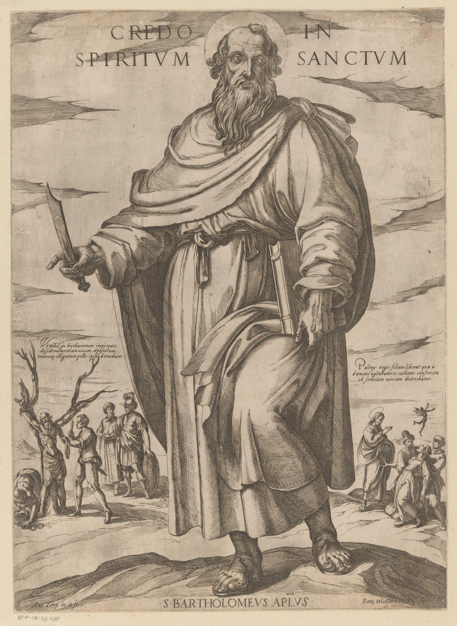 Saint Bartholomew by Antonio Tempesta: Buy fine art print