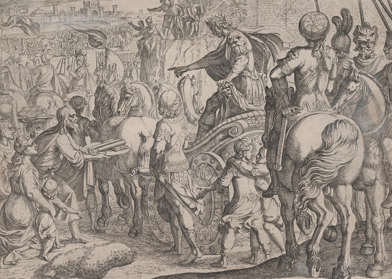 Plate 9: Alexander's Triumphal Entry into Babylon, from The Deeds of ...