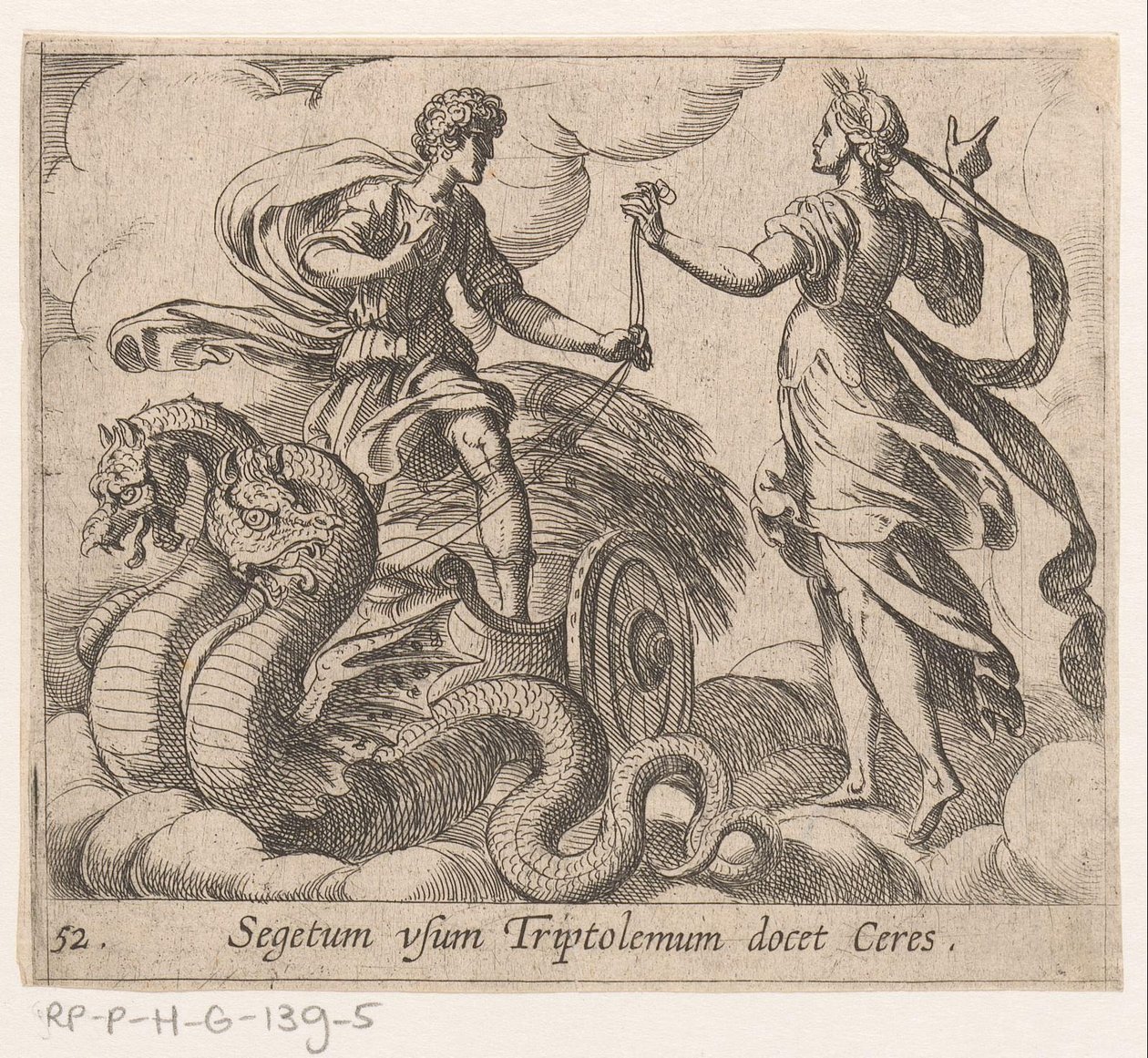 Triptolemus Receiving the Chariot from Ceres