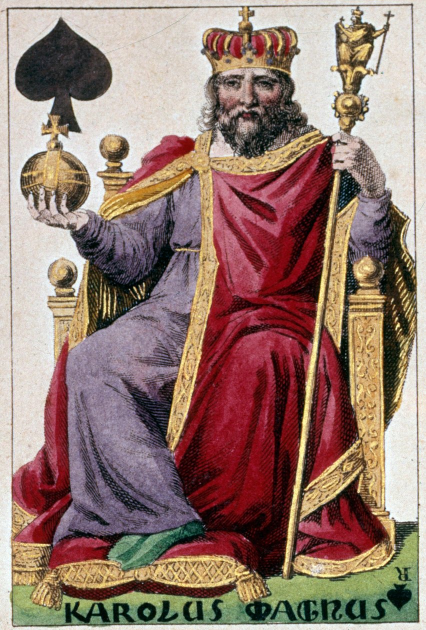 Representation of Charlemagne (detail)